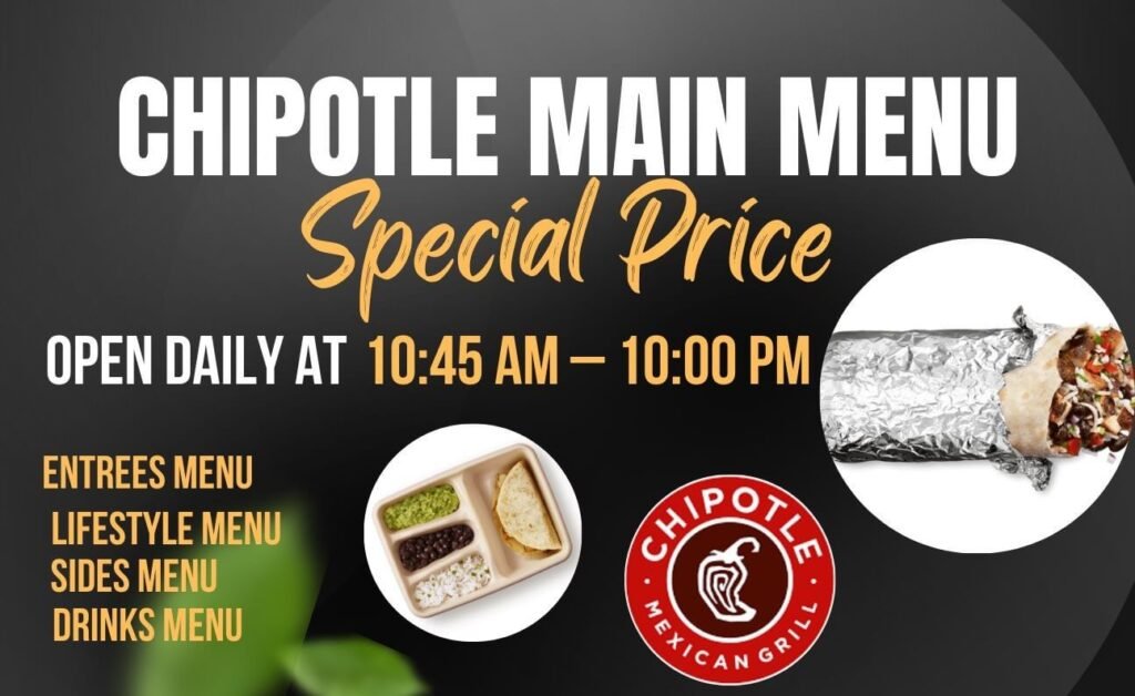Chipotle Menu With Price - Updated March 2026